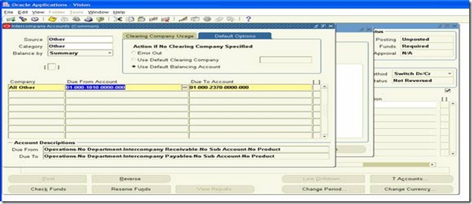 Oracle Applications: Configuration of Intercompany